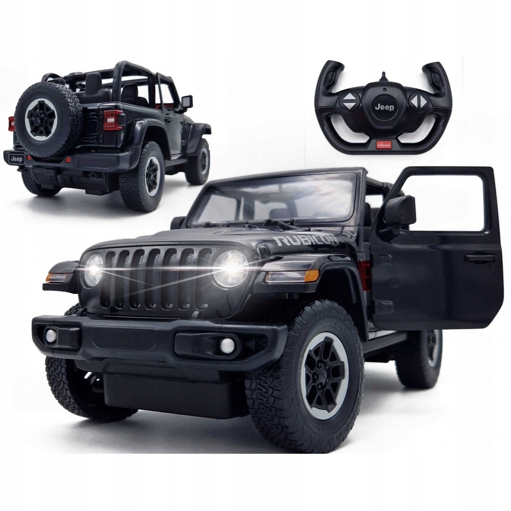 AUTKO ZDALNIE STEROWANE JEEP WRANGLER NA PILOTA LEDY OTWIERANE DRZWI ...