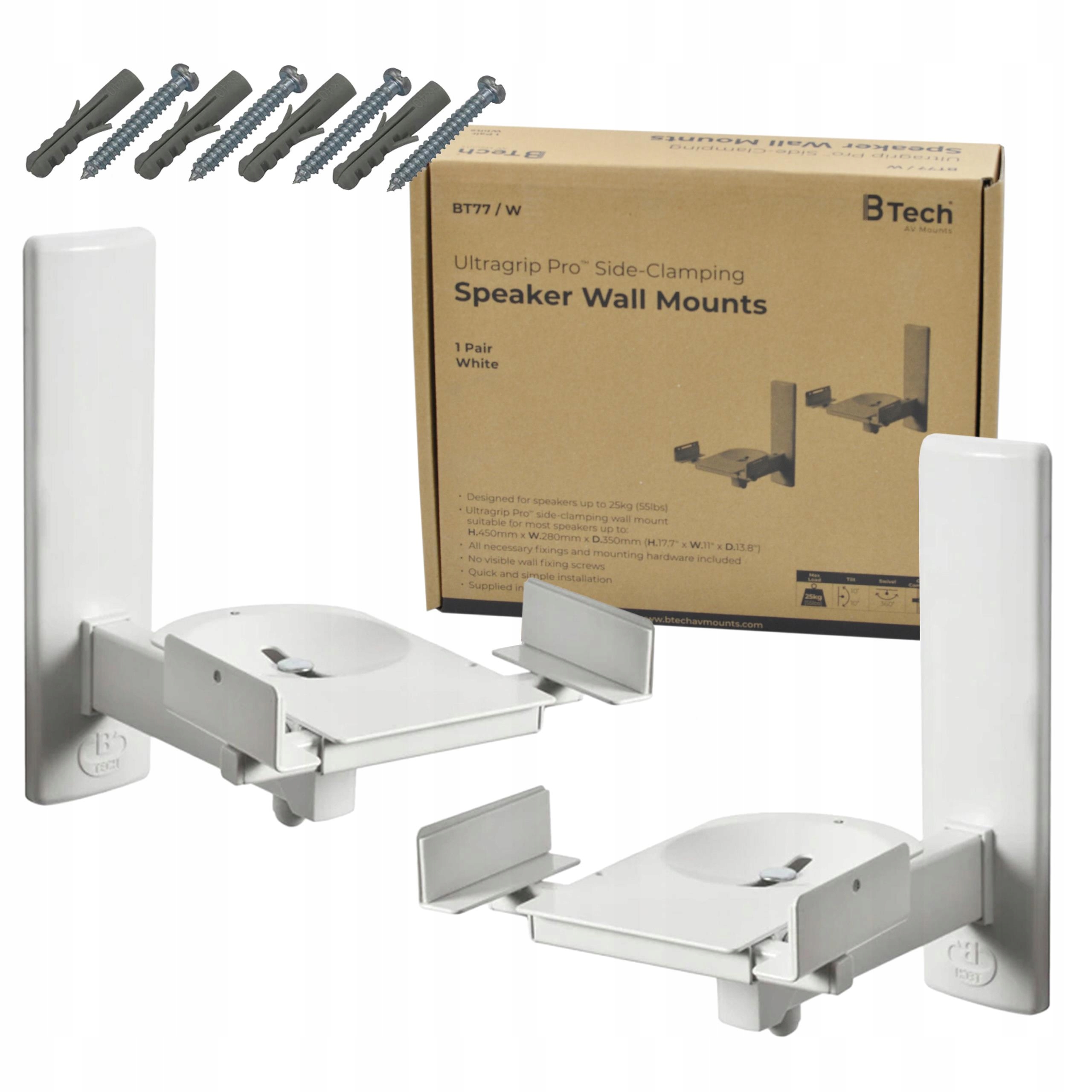 Uchwyty do głośników B-Tech BT77 białe 2 sztuki - Sklep, Opinie, Cena w ...
