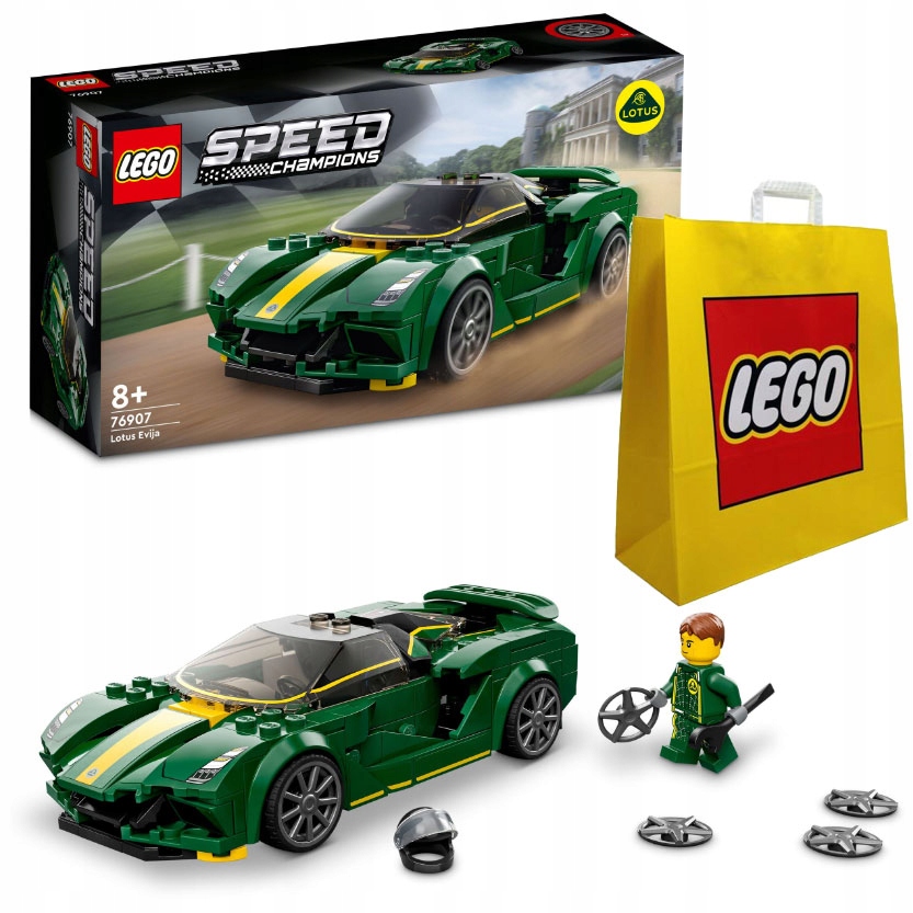 LEGO Speed Champions 76907 Lotus Evija + Torba Lego (5702015597593 ...