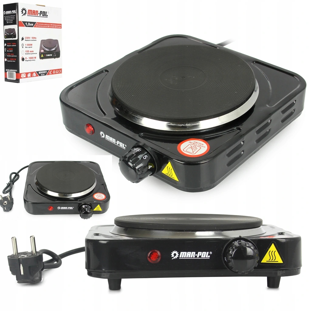 KUCHENKA TURYSTYCZNA ELEKTRYCZNA NA PRĄD 1000W 155 - 5901969114607 ...