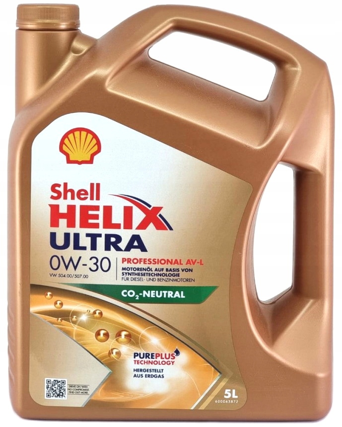 SHELL HELIX ULTRA PROFESSIONAL AV-L 0W30 5L SHELL HELIX ULTRA za 224 zł ...