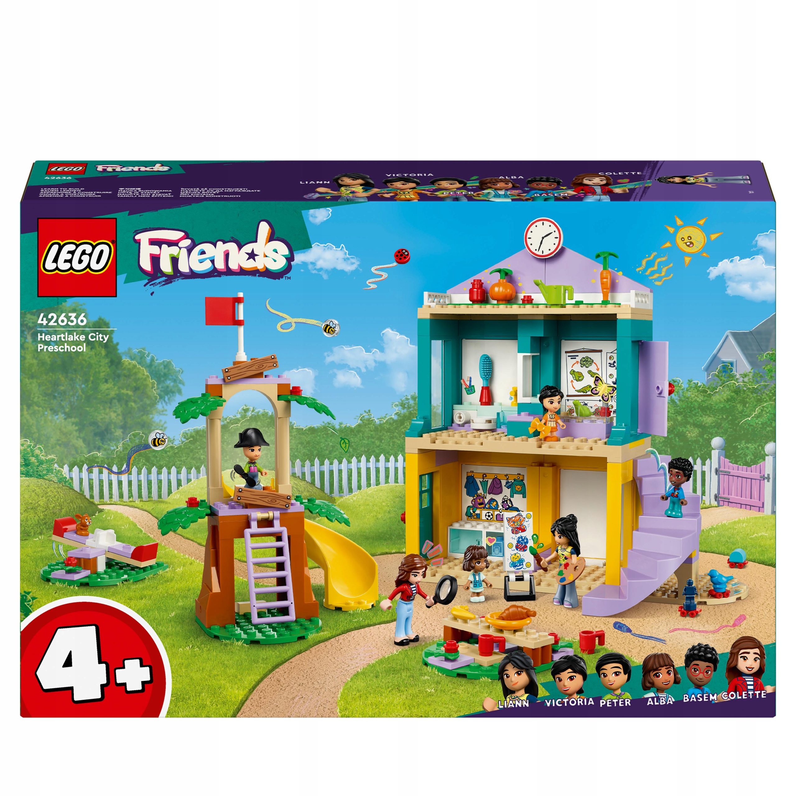 LEGO 42636 FIRENDS - PRZYJACIELE PRZEDSZKOLE W MIASTECZKU W HEARTLAKE ...