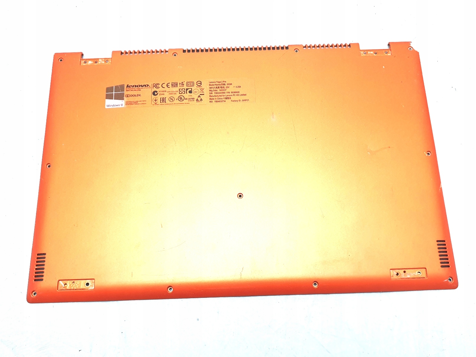 Obudowa do laptopa IBM, Lenovo OBUDOWA dolna kadłubek Lenovo Yoga 2 Pro ... Obudowa do laptopa IBM, Lenovo OBUDOWA dolna kadłubek Lenovo Yoga 2 Pro ...