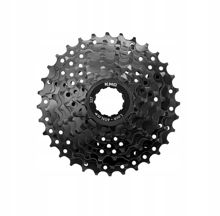 KMC HG KASETA ZĘBATEK MTB 8RZ. 11/32 CZARNA - 4715575884998 ...