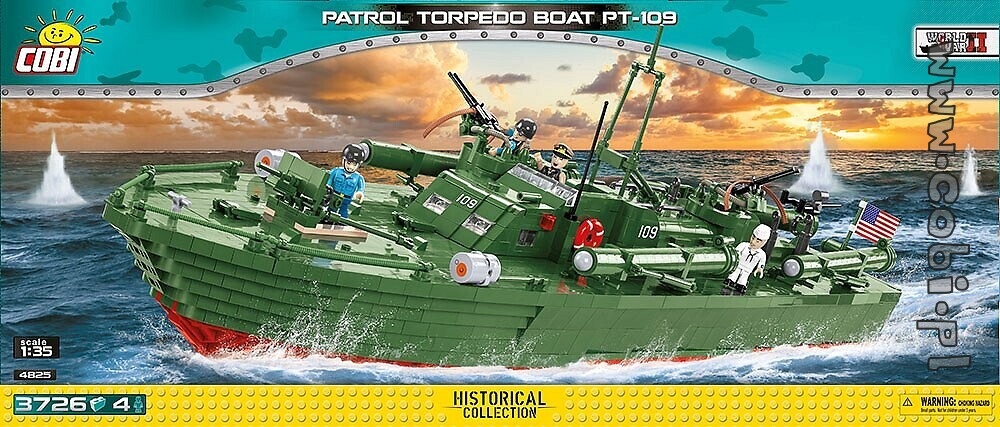 COBI 4825 Loď Patrolová Torpedo Boat PT-109 - Allegro