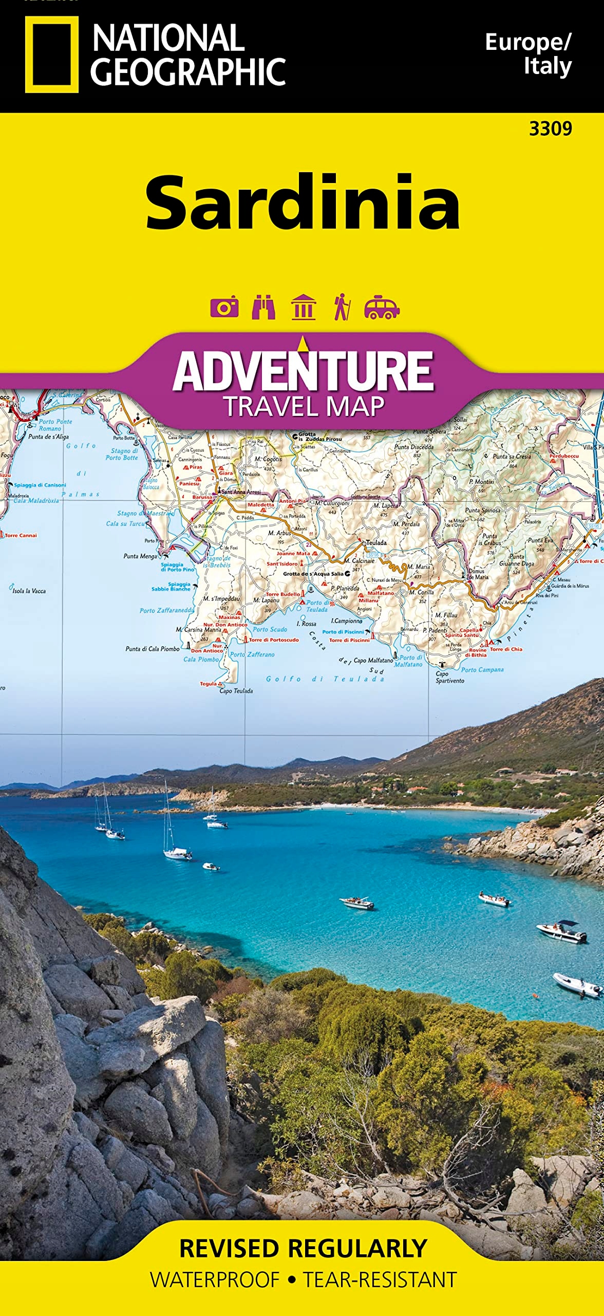 Sardinia [Italy] National Geographic Maps - 69.90PLN - Allegro - Raty 0 ...