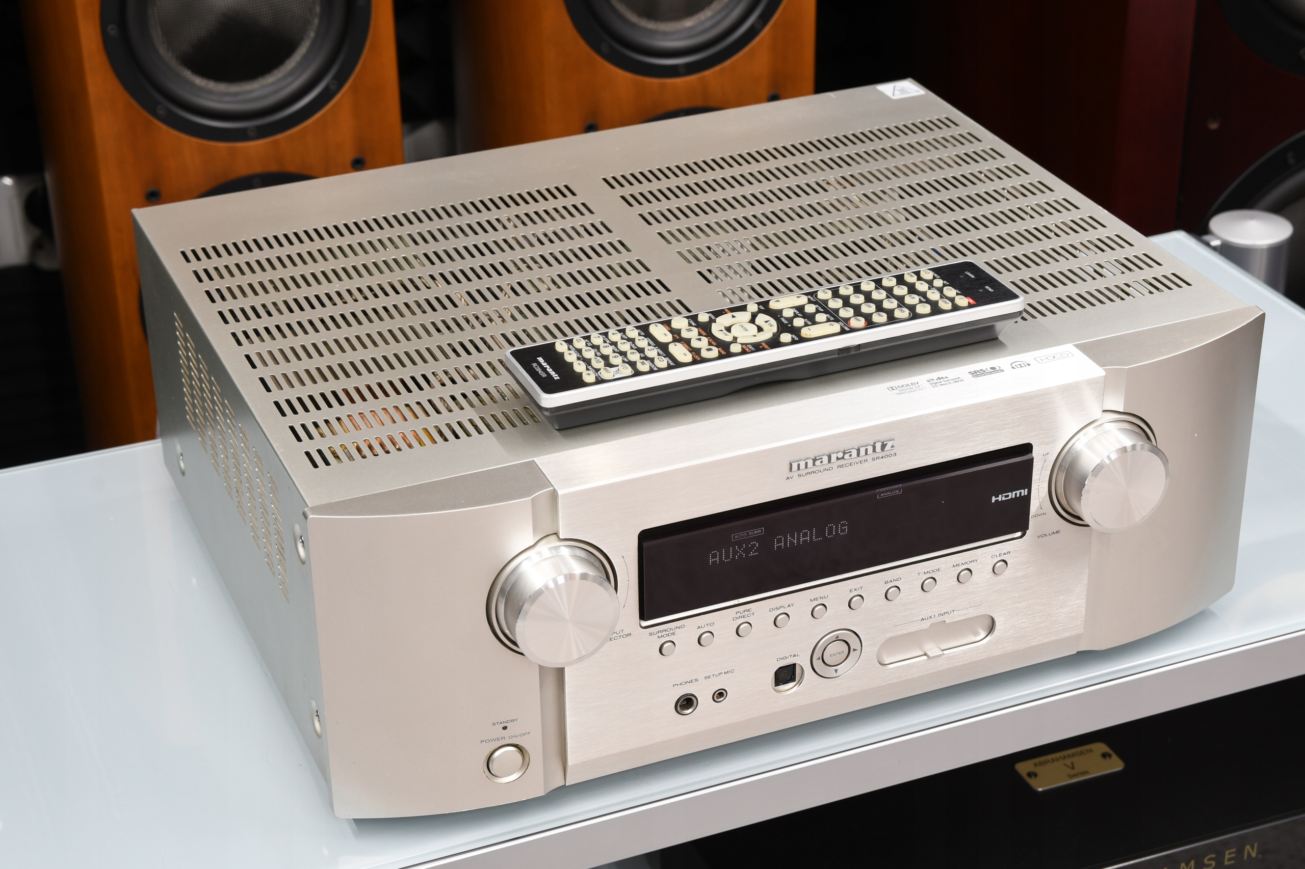 Zadbany amplituner wzmacniacz do kina domowego stereo Marantz SR4003 pilot - Sklep, Opinie, Cena ...