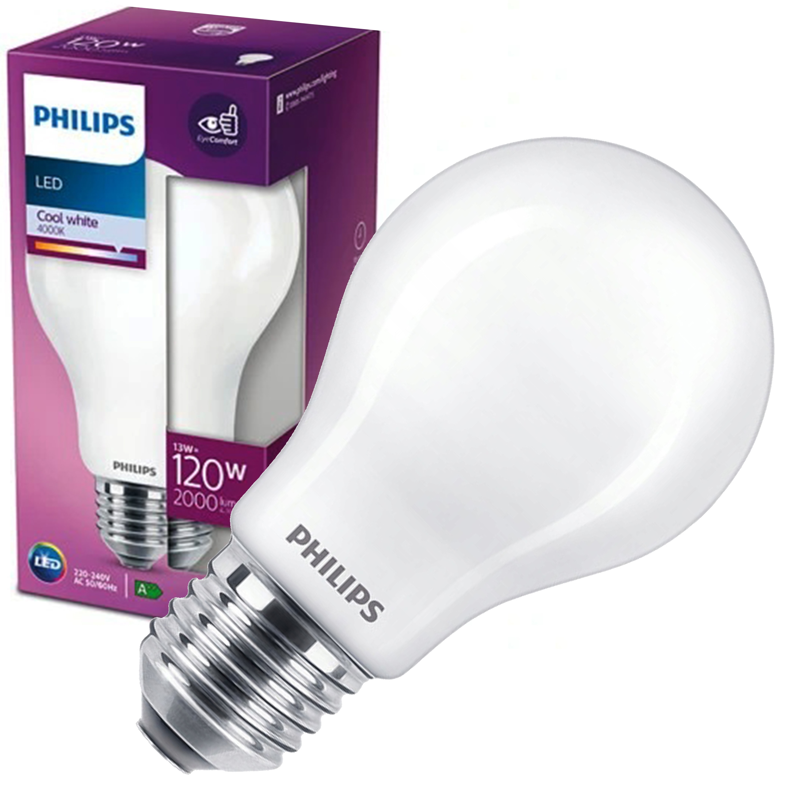 Żarówka LED E27 A67 4000K biała 13W = 120W PHILIPS (8718699764531 ...