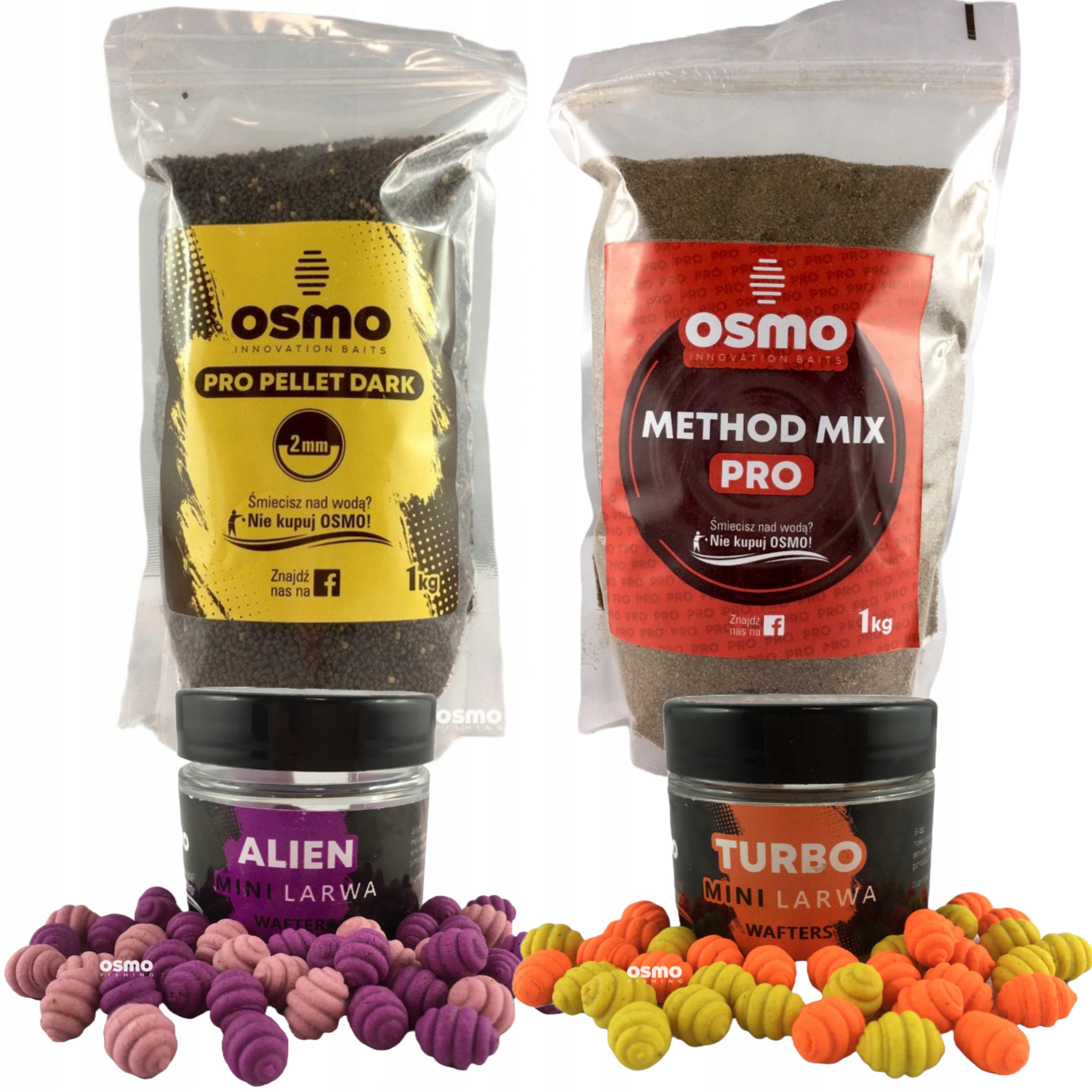 OSMO BOX 2x Larwa Wafters + Method Mix + Pellet - 13134173697 - Allegro