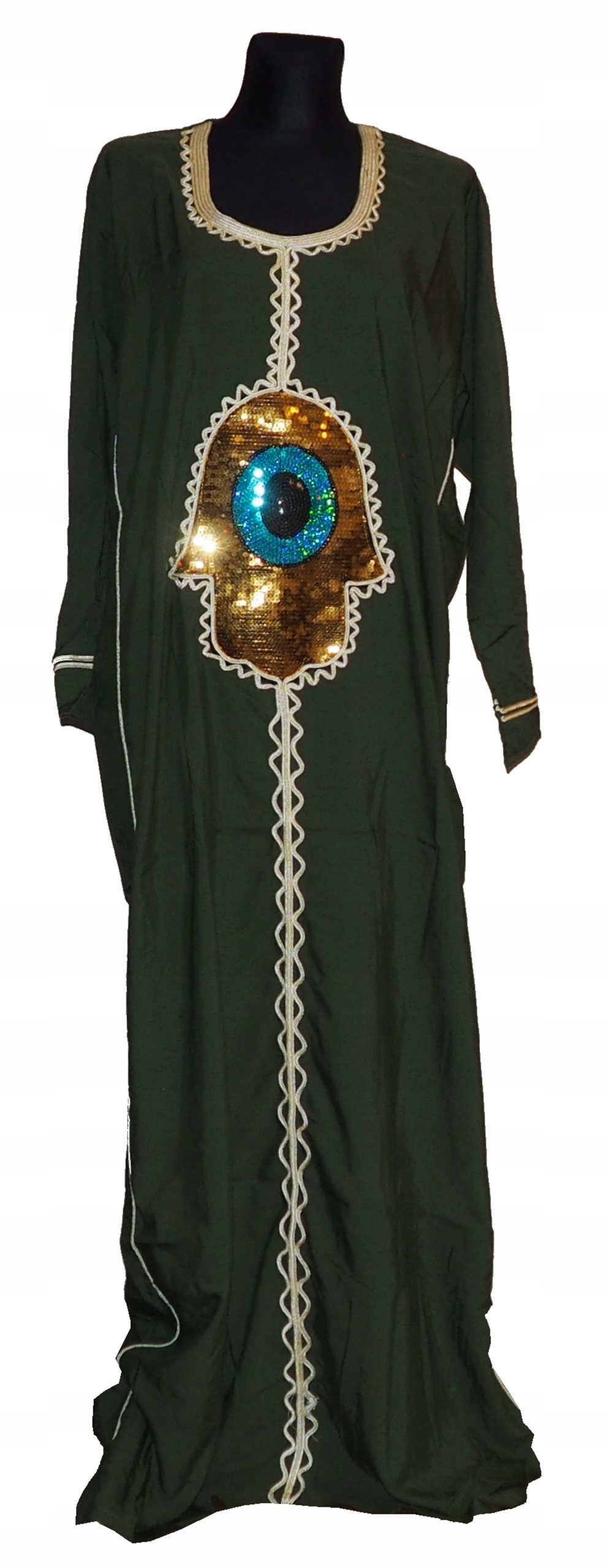 ARABSKA DAMSKA SUKNIA GELABA EGIPT DŻELABA GALABA (5906843054796 ...