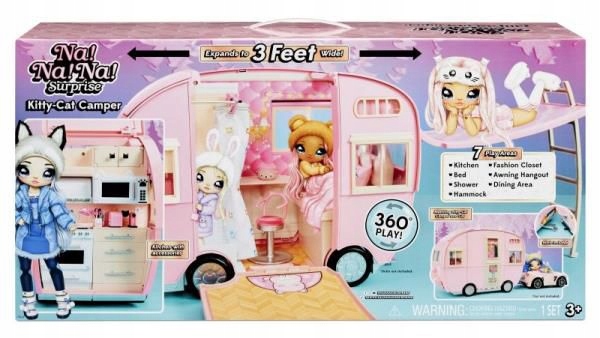 MGA NA! NA! NA! SURPRISE KITTY-CAT CAMPER 575672 16991006305 - Allegro.pl