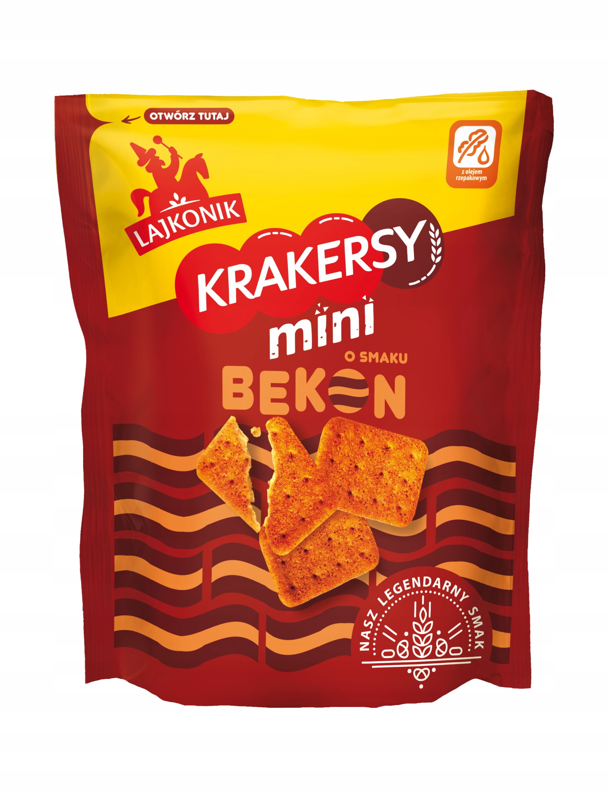 Lajkonik Mini Krakersy Bekon 100g (5900320010787) • Cena, Opinie ...