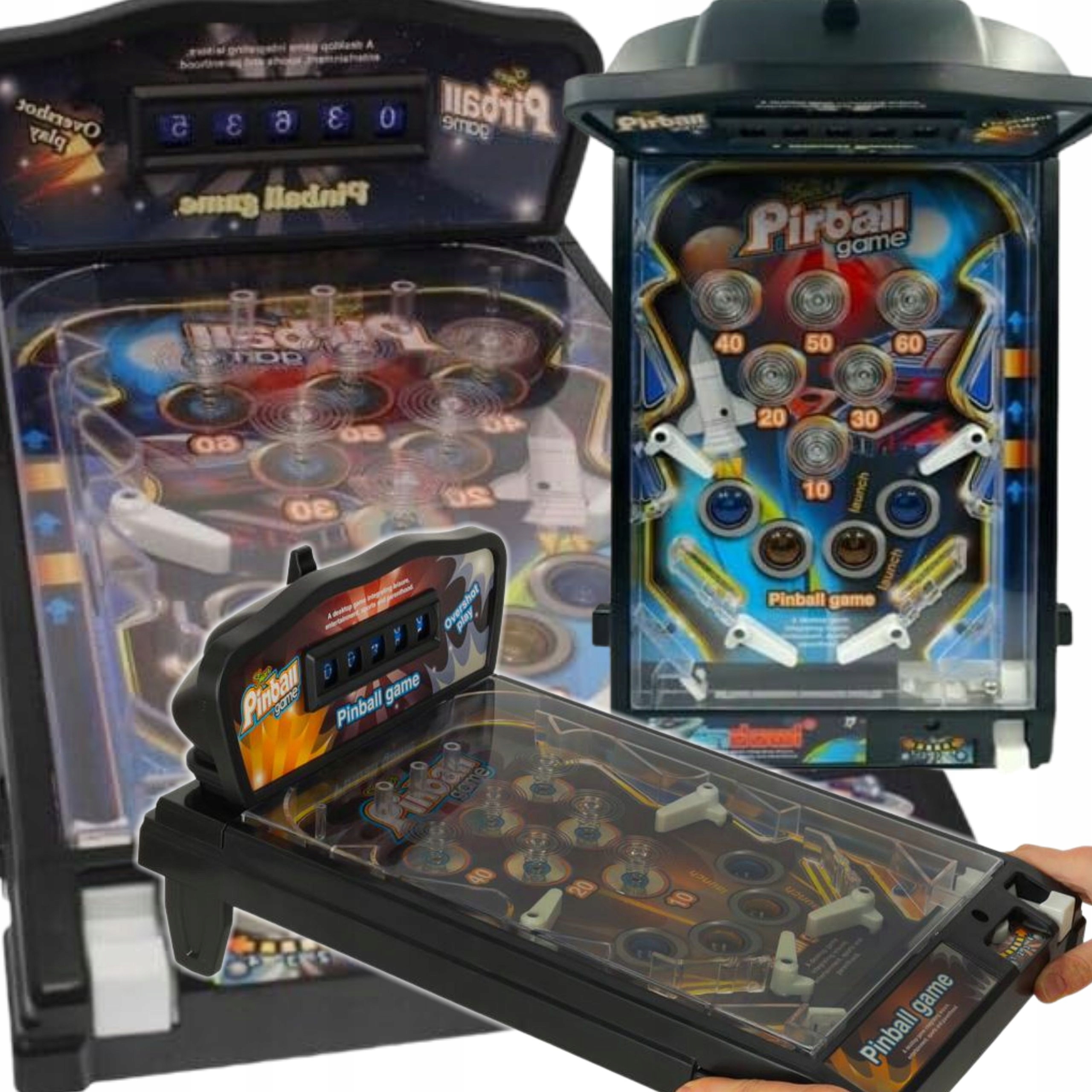 PINBALL FLIPER FLIPPER STOŁOWA GRA ZRĘCZNOŚCIOWA EFEKTY SPECJALNE ...