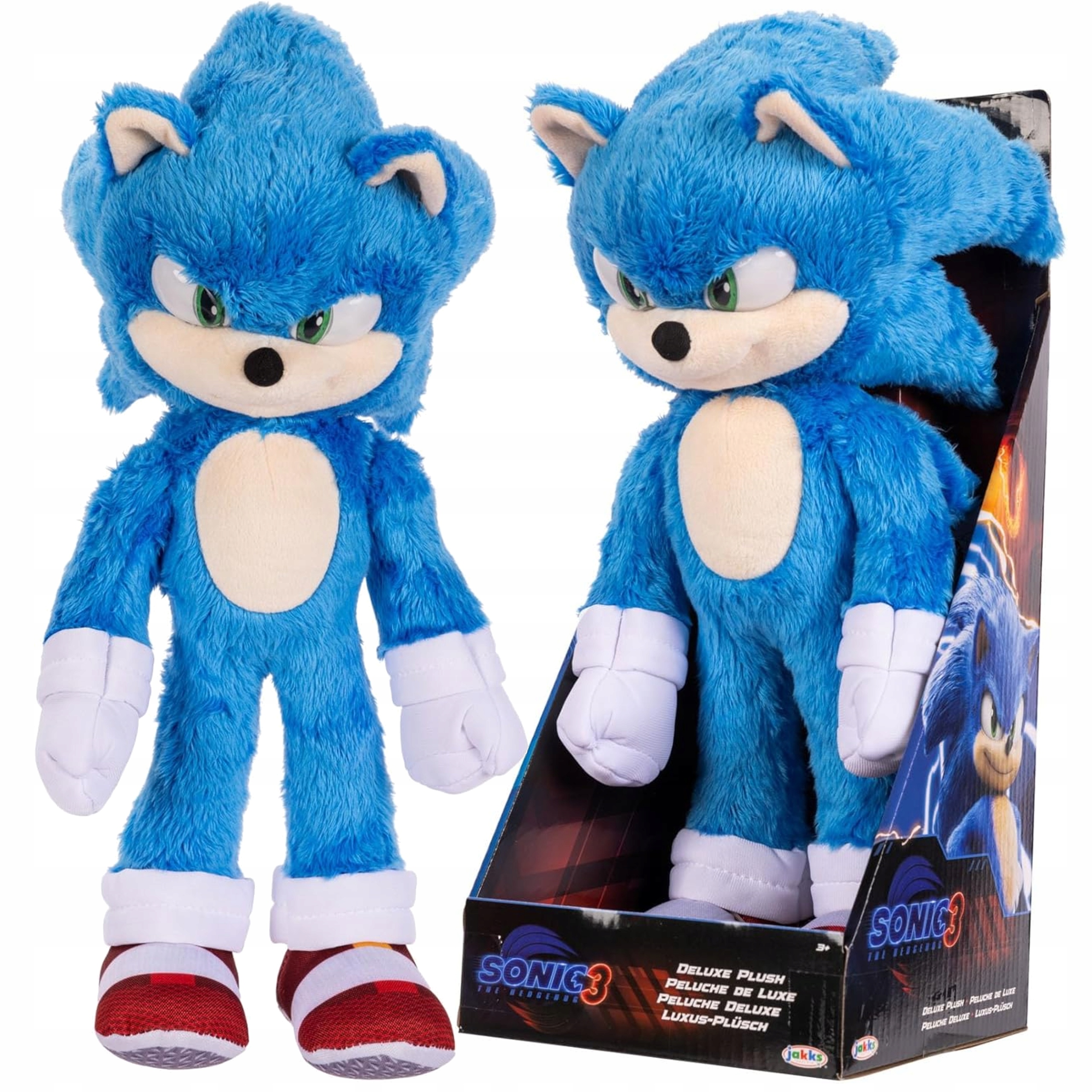 MASKOTKA PLUSZAK SONIC 3 THE HEDGEHOG DELUXE SONIC 35 CM (192995424715 ...