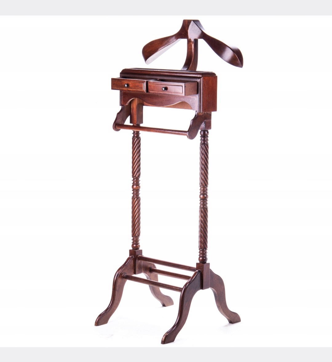 Wieszak, Lokaj - Drewniany - Niska cena na Allegro