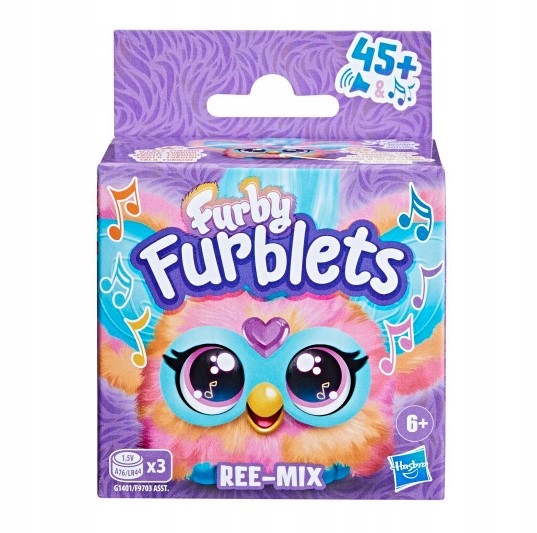 FURBY FURBLETS INTERAKTYWNA MASKOTKA REE-MIX HASBRO • Cena, Opinie ...