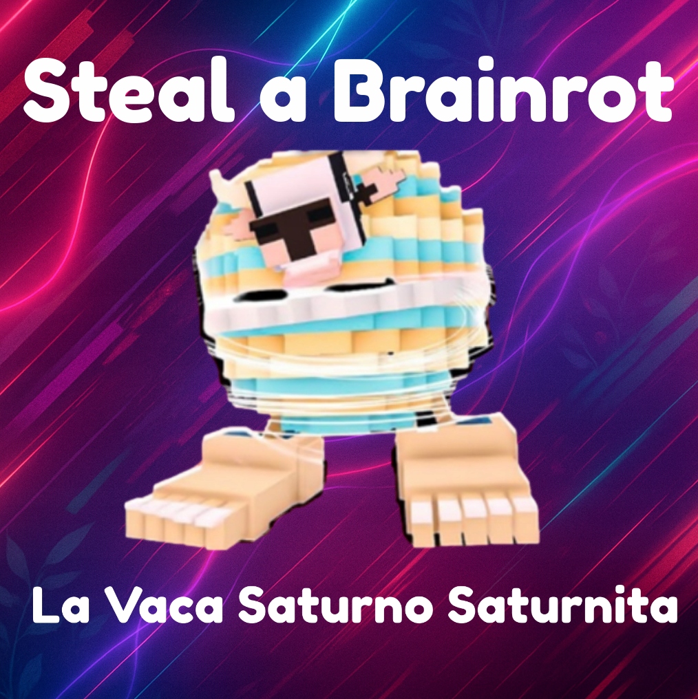 La Vaca Saturno Saturnita w orginalnym Steal a Brainrot|Roblox ...