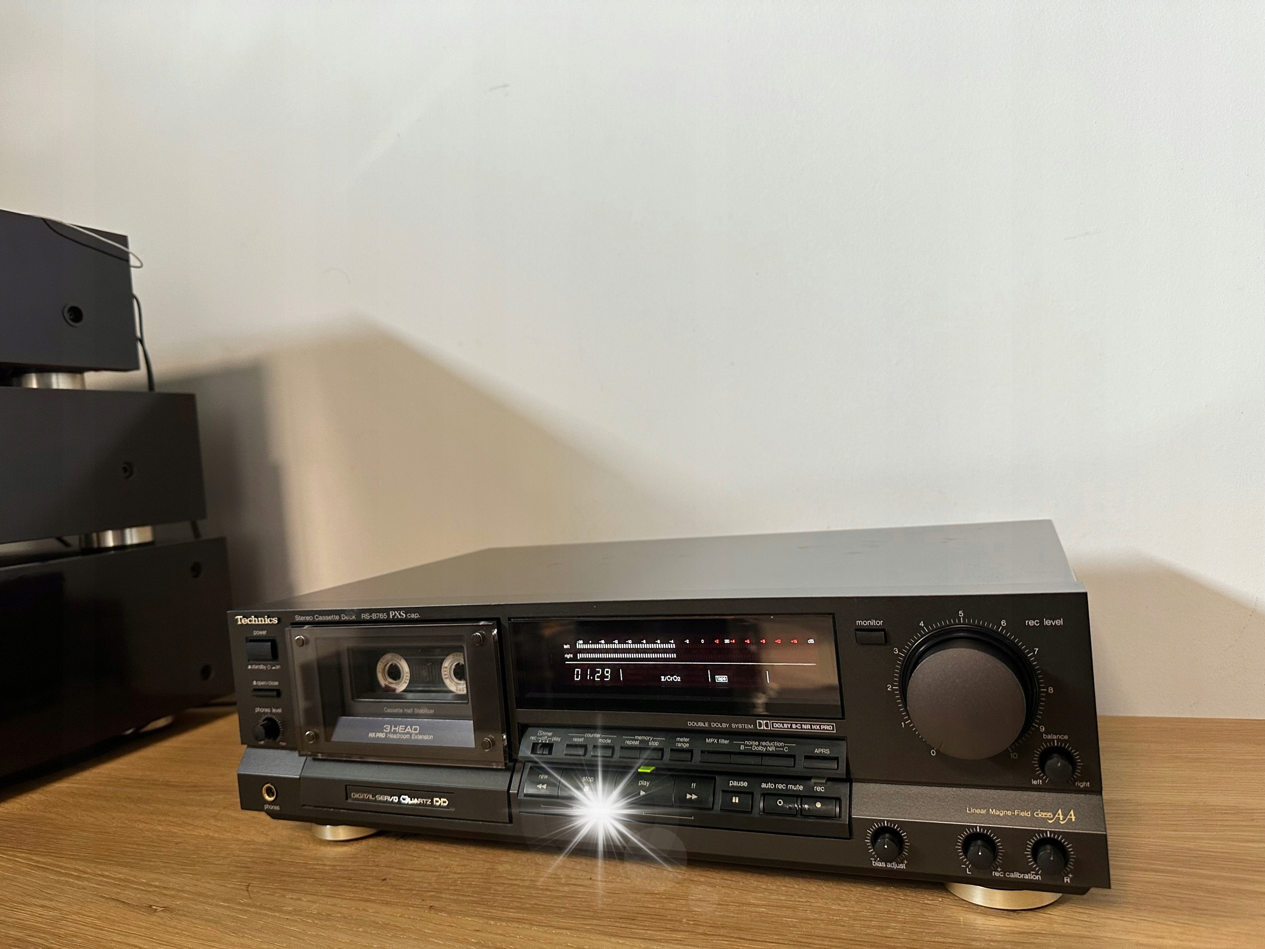 TECHNICS RS-B765 MAGNETOFON DECK KASETOWY ODTWARZA NAGRYWA ŚWIETNY ...