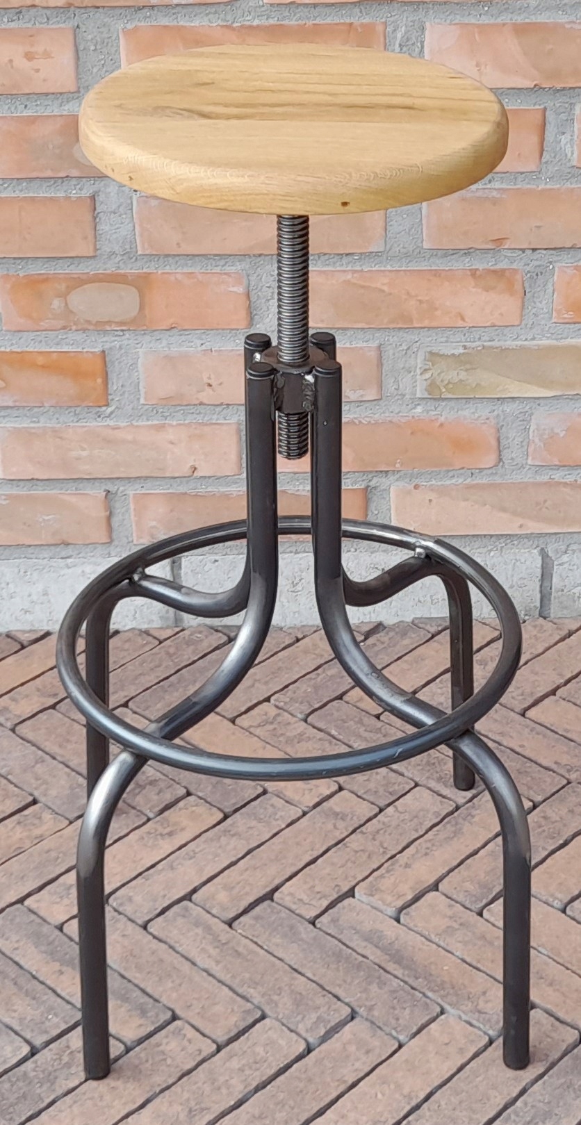 Taboret hoker - regulowana wysokość na śrubie LOFT (5902340320341 ...