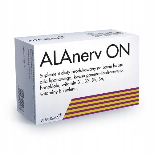 ALAnerv ON, 30 kapsułek (8020030000483) • Cena, Opinie • Pamięć, układ ...
