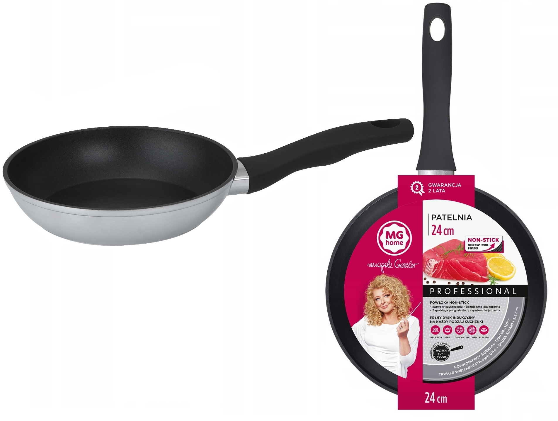 PATELNIA 24 MG MAGDA GESSLER PROFESSIONAL INDUKCJA (5903849202534 ...