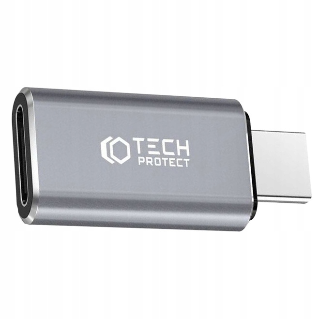 Adapter Tech-Protect UltraBoost przejściówka USB-C na Lightning, szary ...