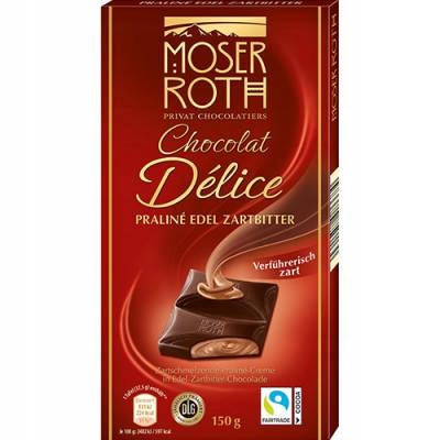 Moser Roth Czekolada gorzka PRALINE EDEL ZARTBITTER 150 g ...