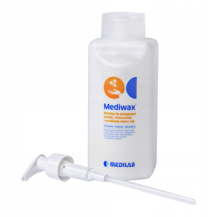KREM DO RĄK - MEDIWAX - 500ml z pompką 12644423338 - Allegro.pl KREM DO RĄK - MEDIWAX - 500ml z pompką 12644423338 - Allegro.pl