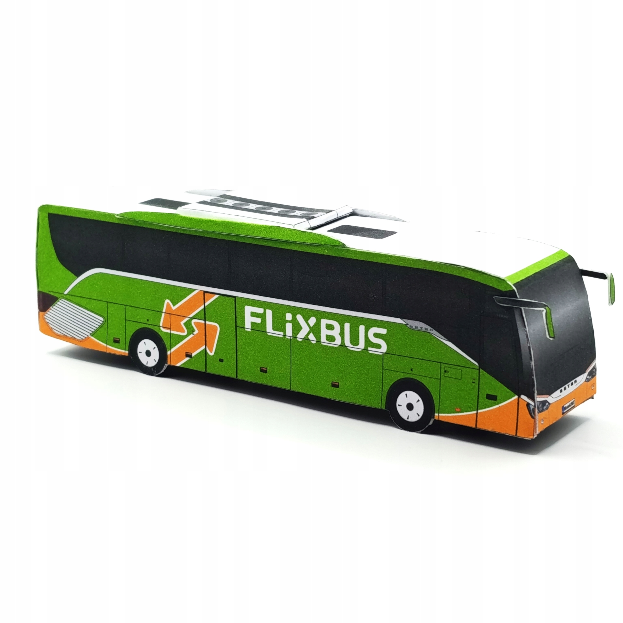 SETRA S 516 HD FLIXBUS MODEL KARTONOWY SKLALA 1:87 ModelUNIT • Cena ...