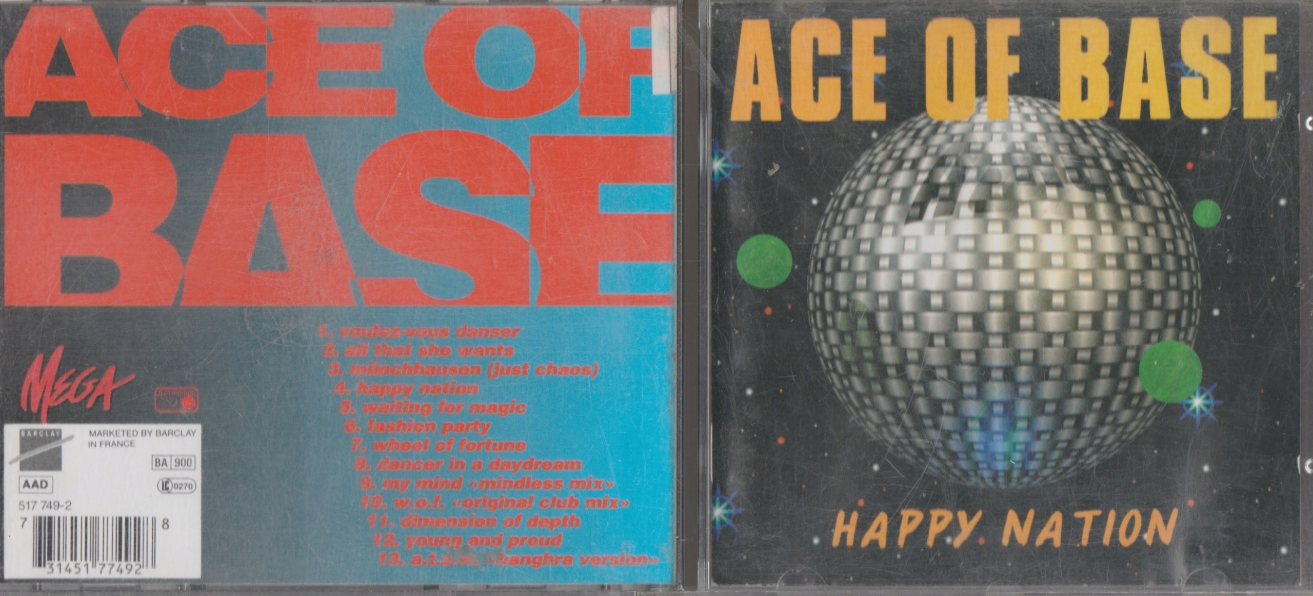 Płyta CD Ace Of Base - Happy Nation 1993 I Wydanie ...