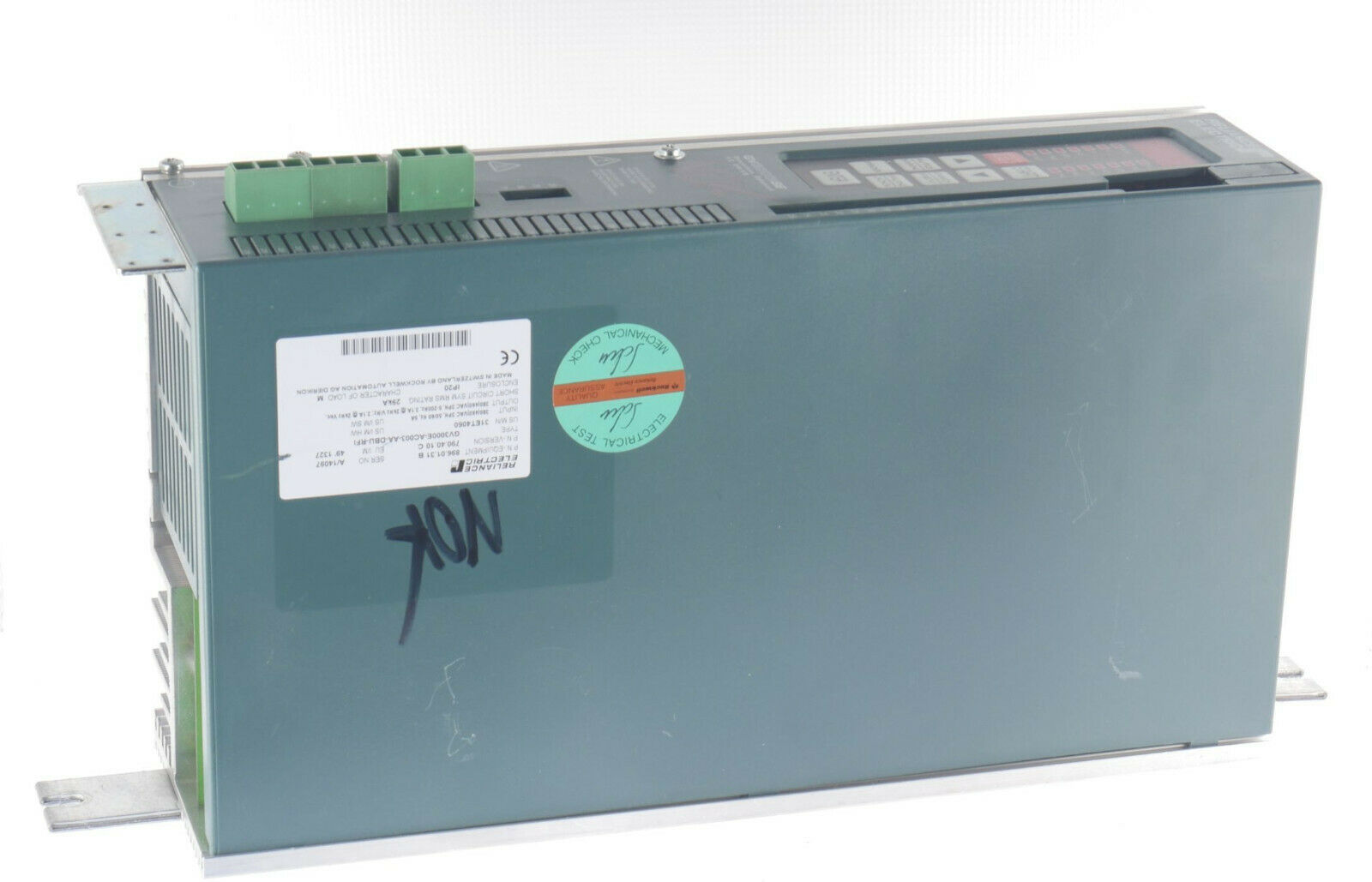 RELIANCE ELECTRIC GV3000E-AC003-AA-DBU-RFI USZKODZ (5905532076903 ...