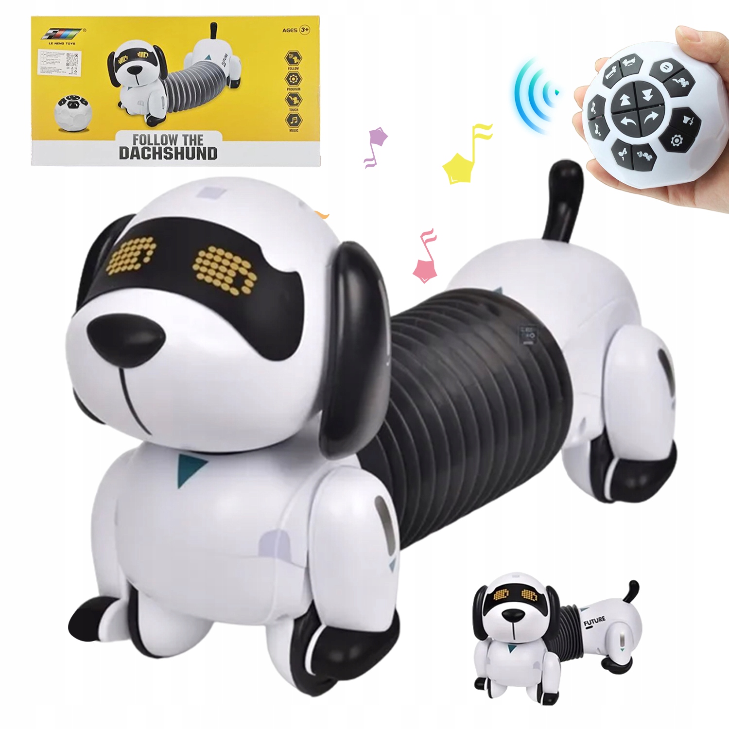 INTELIGENTNY ROBOT PIES-ROBOT INTERAKCJA INDUKCYJNA SMART ROBOT DIY ...