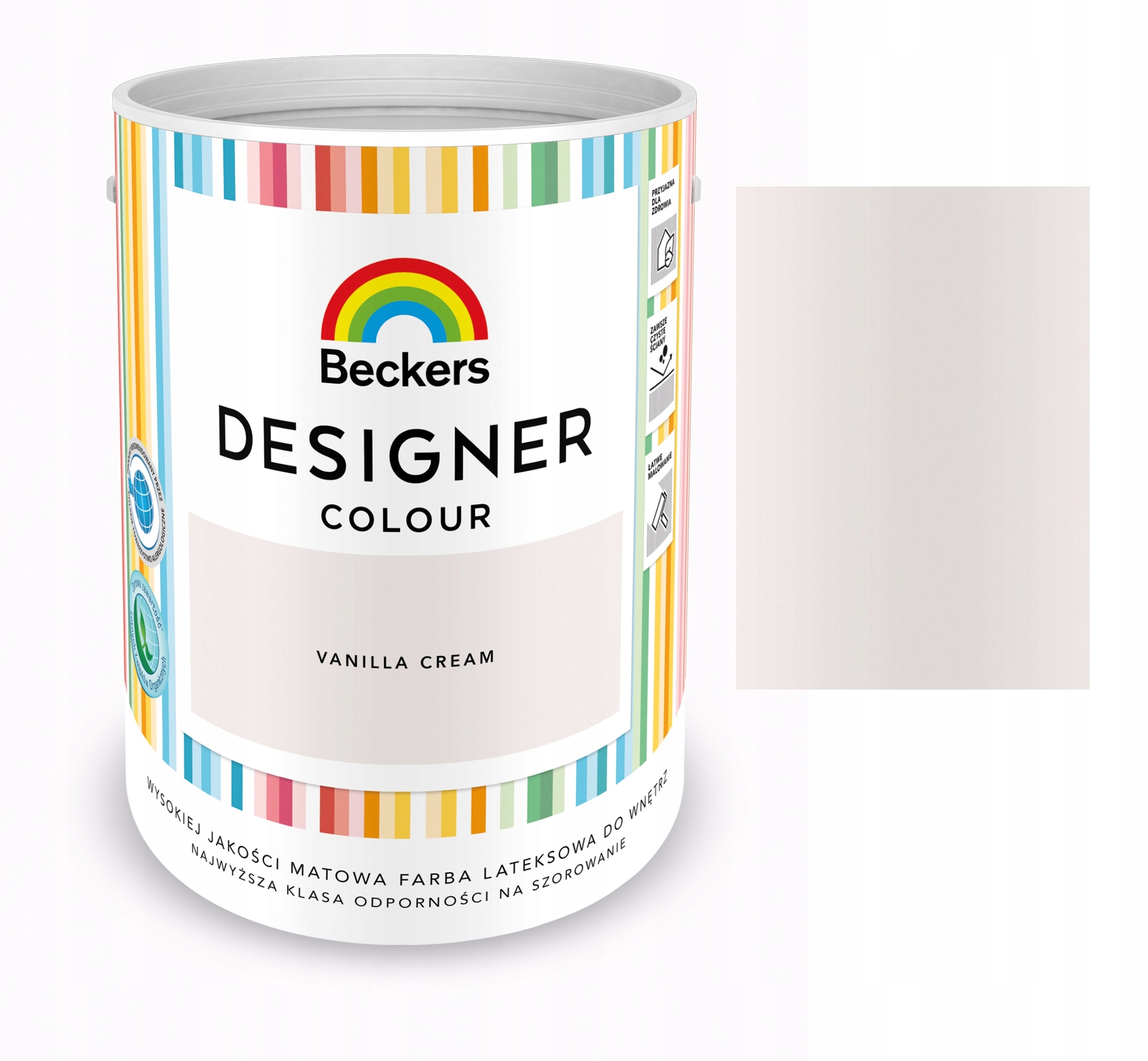BECKERS FARBA DESIGNER COLOUR VANILLA CREAM 5L (0617722187676) • Cena ...