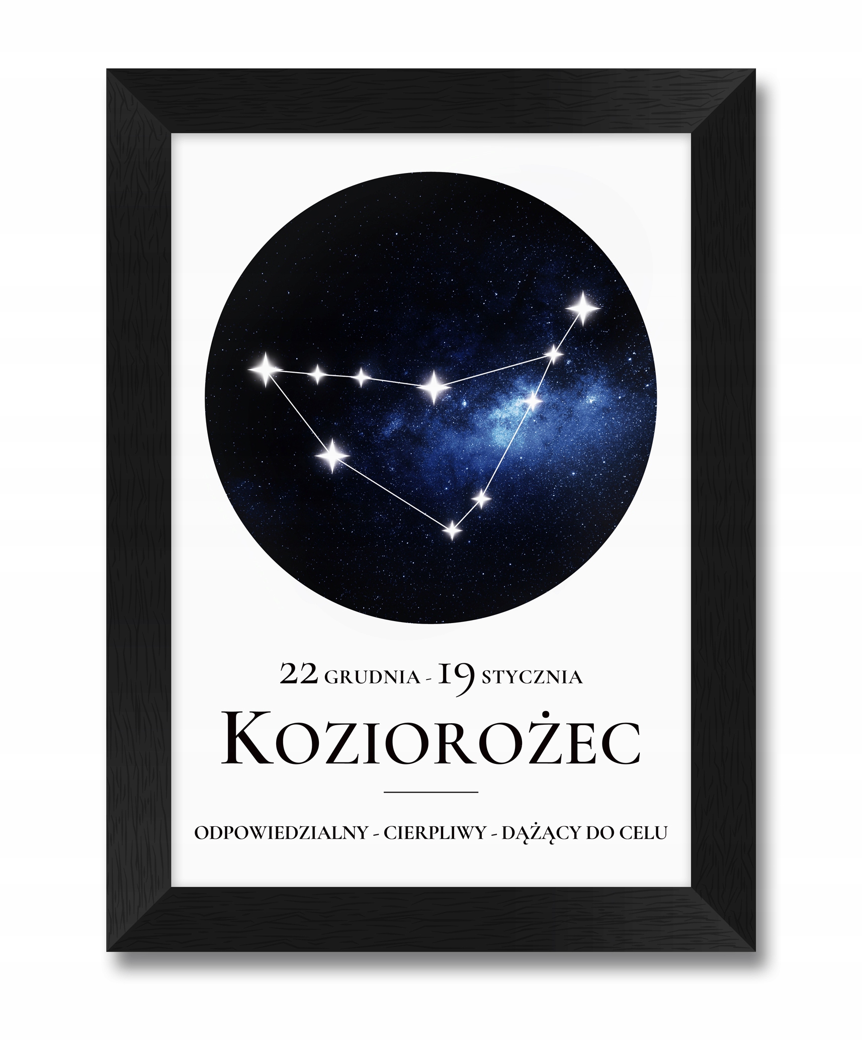 Znak zodiaku plakat w czarnej ramie A4 KOZIOROŻEC • Cena, Opinie ... Znak zodiaku plakat w czarnej ramie A4 KOZIOROŻEC • Cena, Opinie ...