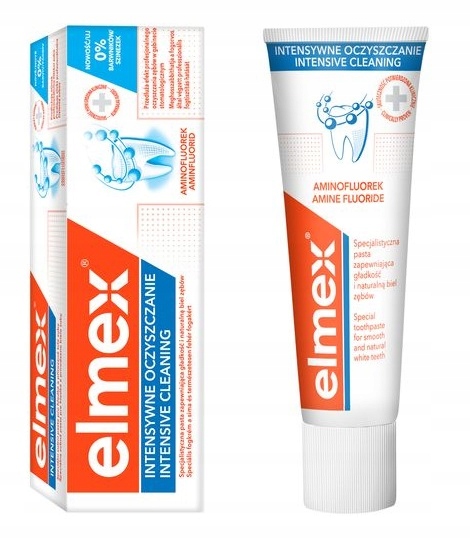 Elmex Intensywne Oczyszczanie pasta do zębów 50 ml (7610108053933 ... Elmex Intensywne Oczyszczanie pasta do zębów 50 ml (7610108053933 ...