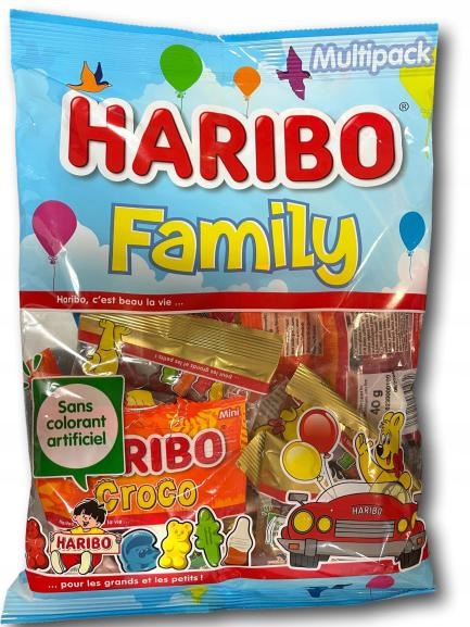 ŻELKI HARIBO FAMILY PACK MINI SASZETKI 400g (3068320114453) • Cena ...