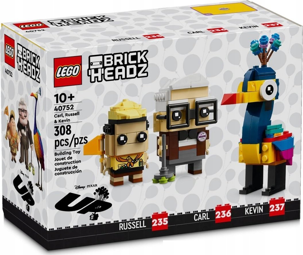 LEGO BrickHeadz Carl, Russell i Kevin (40752) (5702017652924) • Cena ...