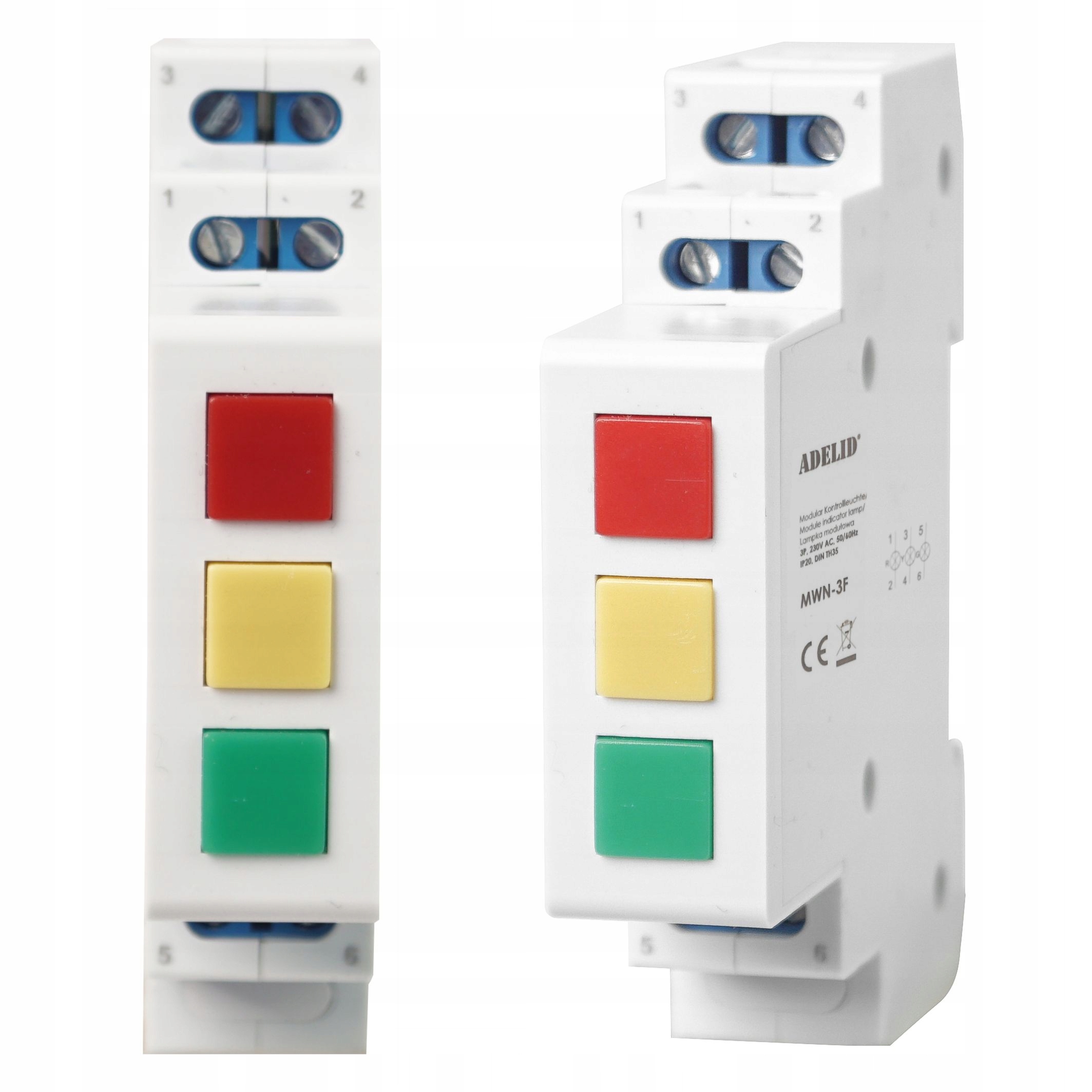 LAMPKA KONTROLNA SYGNALIZACYJNA LED 3-FAZOWA 3F (5900378969709) • Cena, Opinie 12254494431 • Allegro