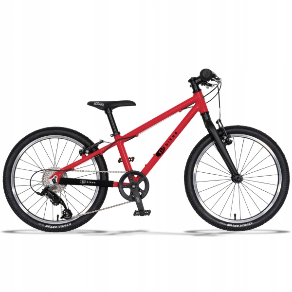Rower MTB Delta 20L rama L koło 20 " czerwony • Opinie - Allegro