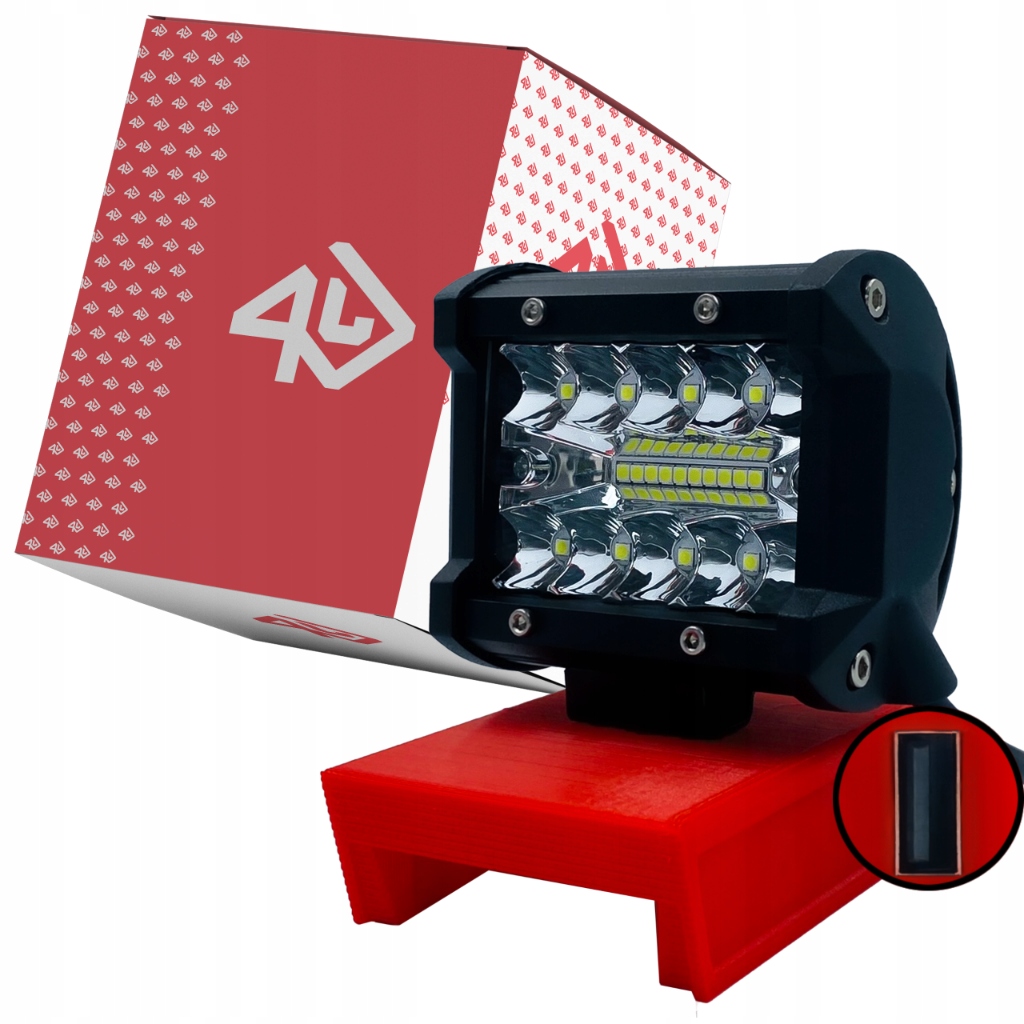 LAMPA DO MILWAUKEE 18V M18 HALOGEN ROBOCZY LED MAX +USB MIL100025-R za ...