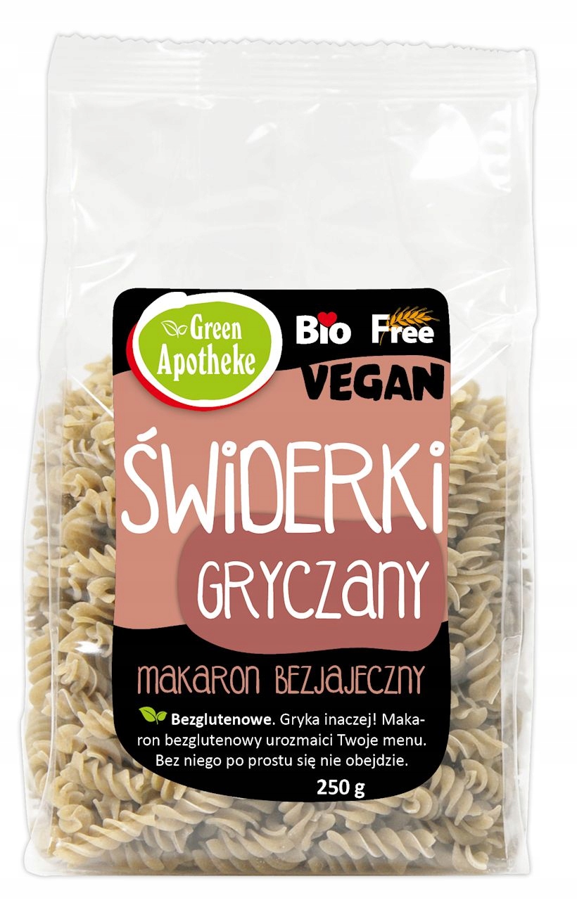 MAKARON (GRYCZANY) ŚWIDERKI FUSILLI BEZGLUTENOWY BIO 250 g - APOTHEKE ...