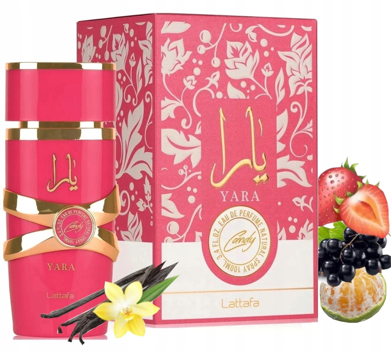 LATTAFA YARA CANDY EDP 100ml WODA PERFUMOWANA PERFUMY ARABSKIE DAMSKIE ...