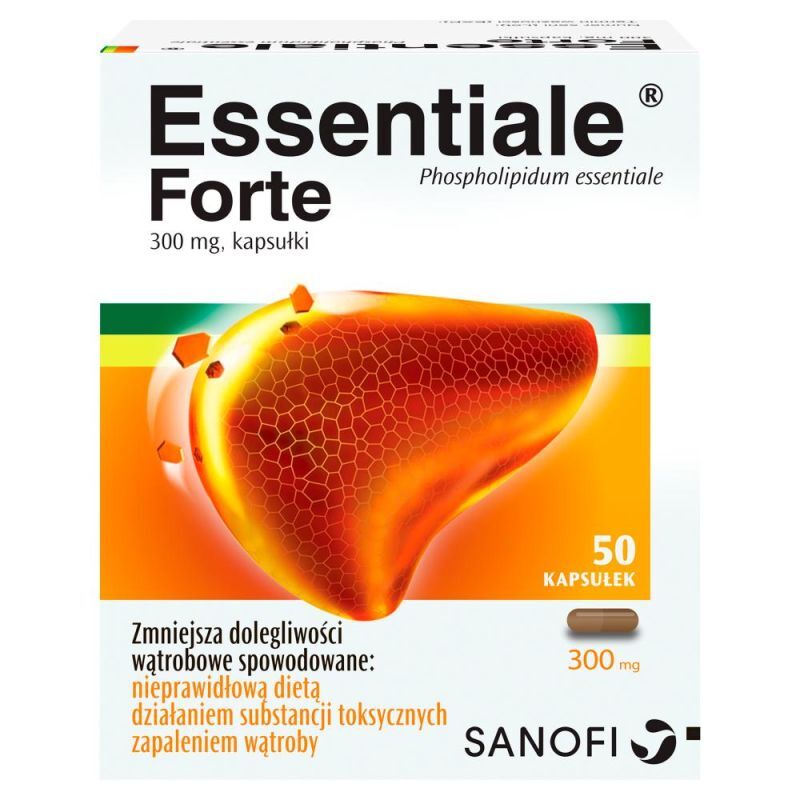 Sanofi Essentiale Forte, 50 kaps. (5909990264711) • Cena, Opinie ...