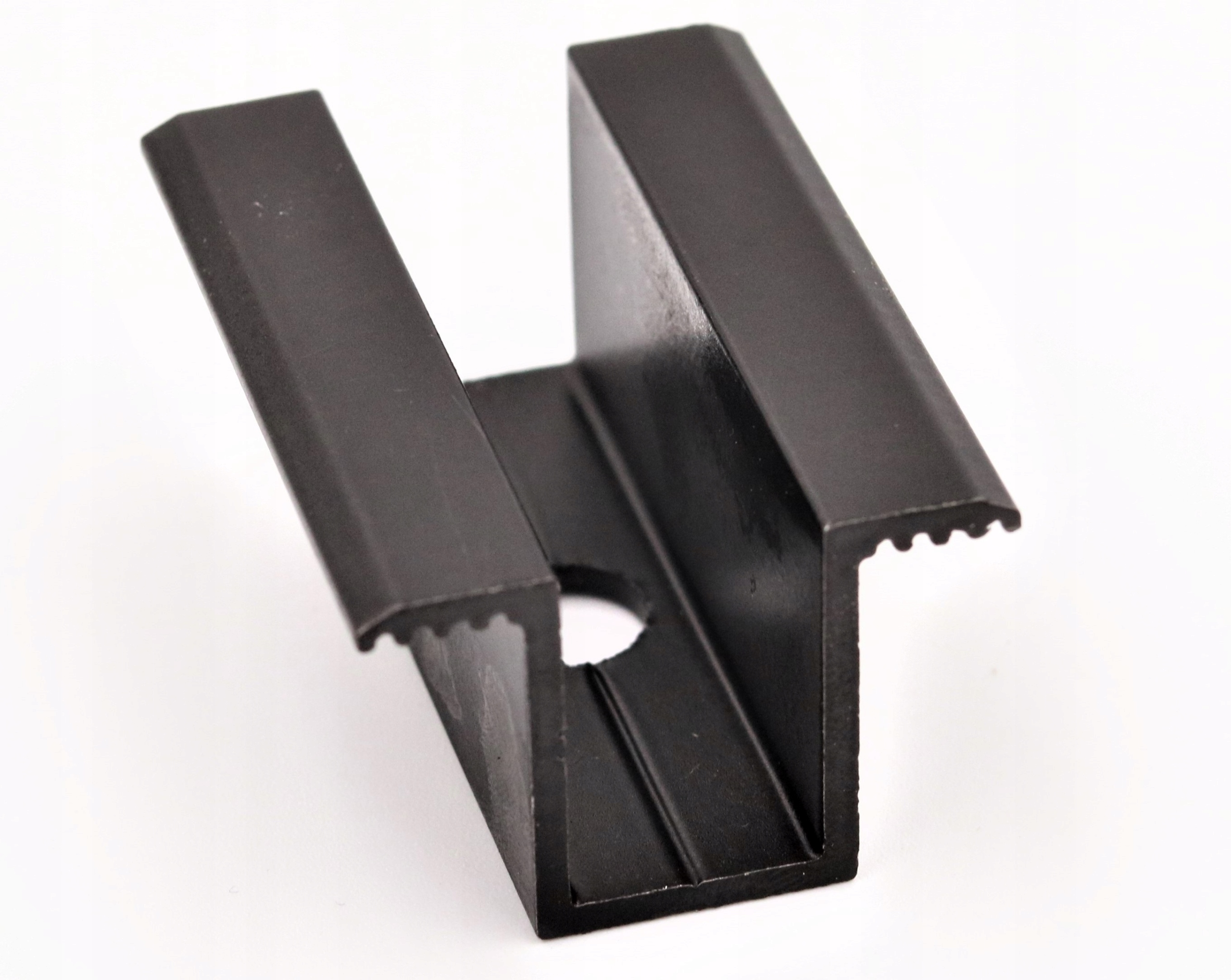 Klema środkowa czarna U-24 PV L=50 mm PV fotowoltaika do mocowania ...