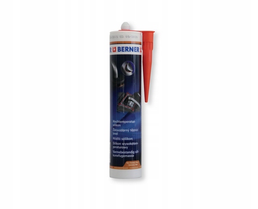Silikon wysokotemperaturowy czerwony Berner 80ML 4060876020218 za 66 ...