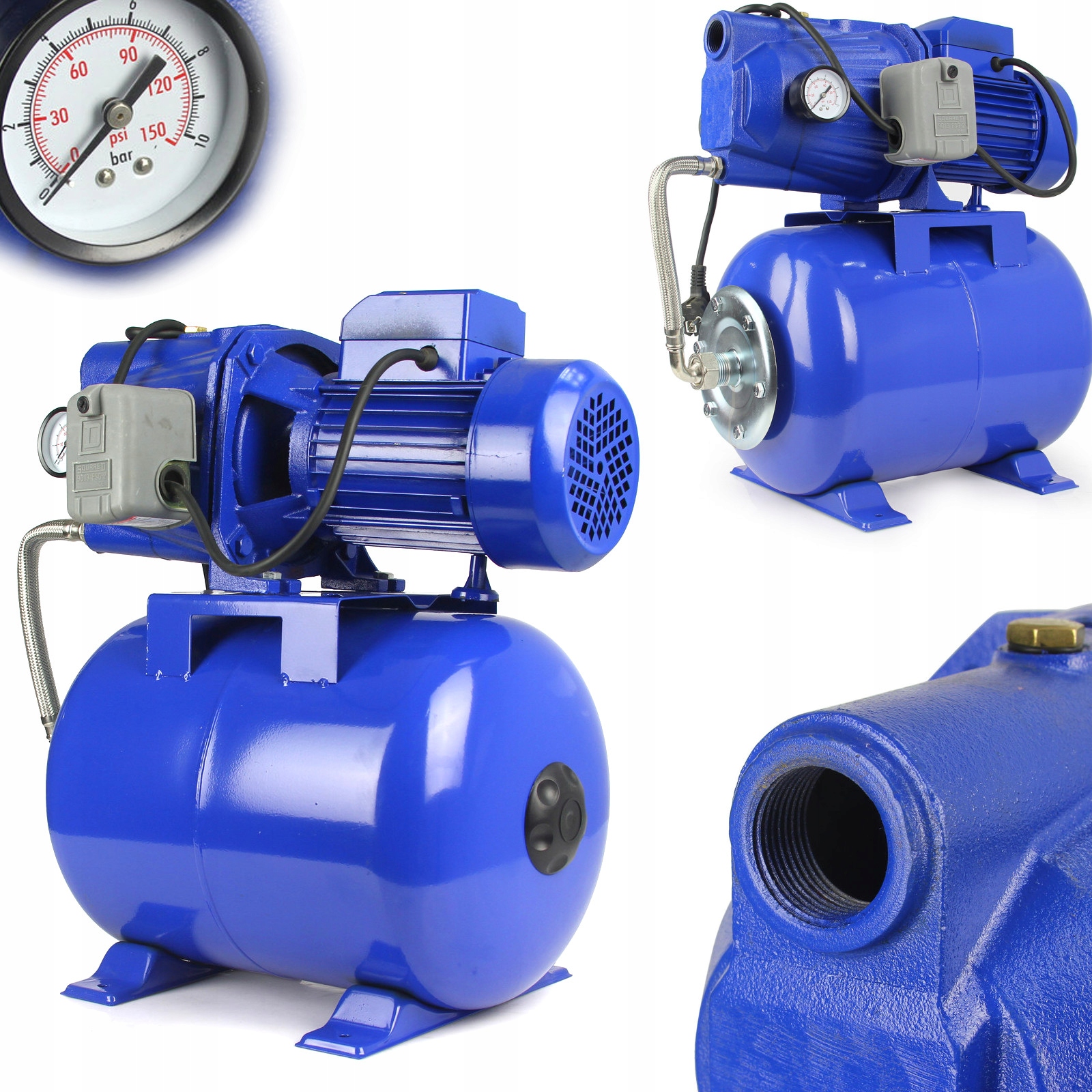 POMPA OGRODOWA DO WODY HYDROFOR ZBIORNIK CIŚNIENIOWY 24L (5901969125320 ...