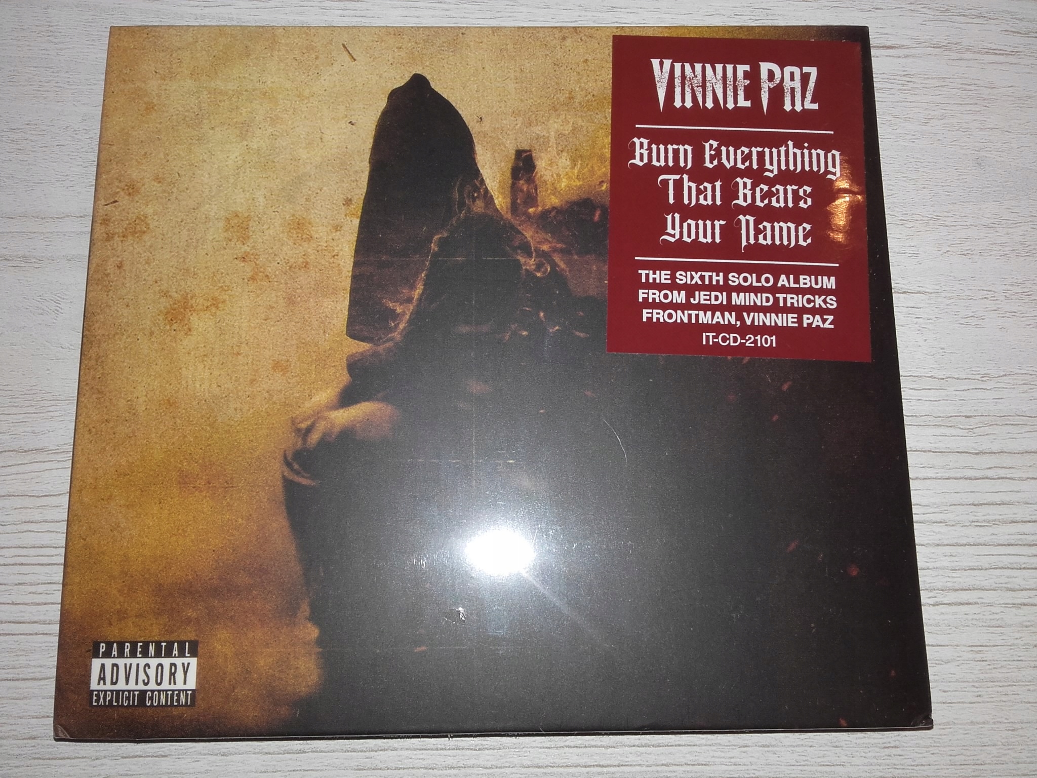 Vinnie Paz - Burn Everything That Bears Your Name USA!!! FOLIA ...