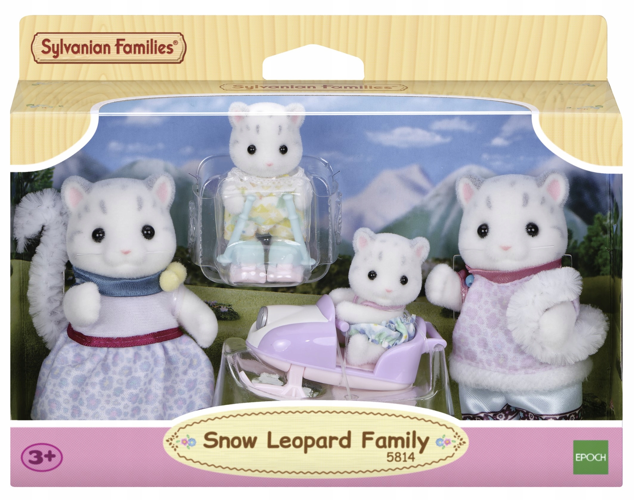 Sylvanian Families Rodina Sněžných leopardů 5814 za 715.00CZK - Allegro
