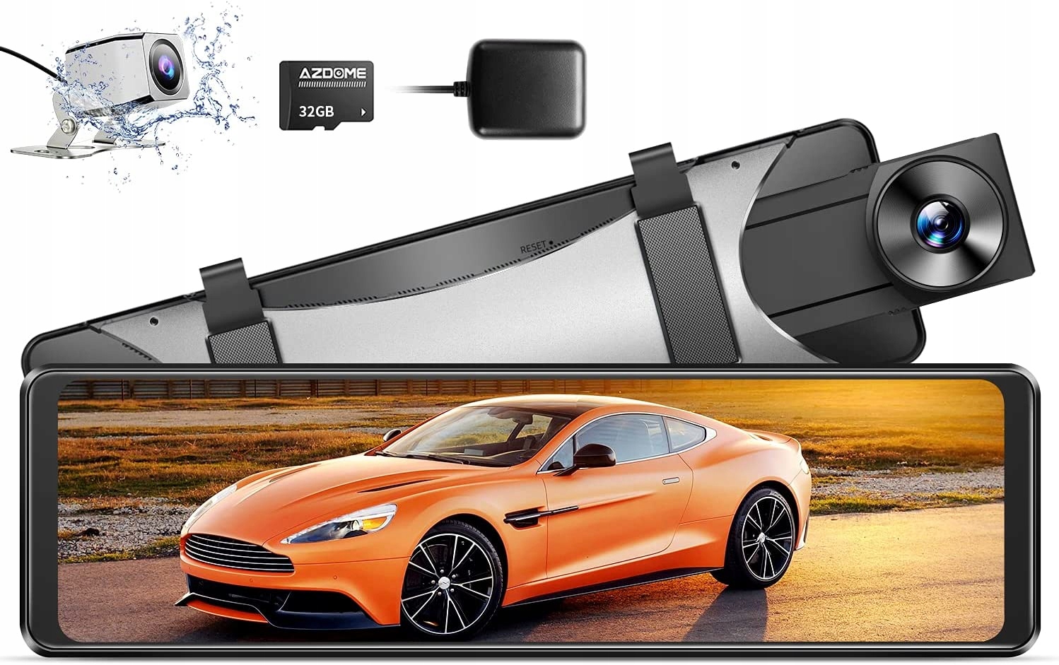 TOLATÓKAMERA VISSZAPILLANTÓ TÜKÖR GPS AZDOME PG16S za 41295.00HUF-ért ...