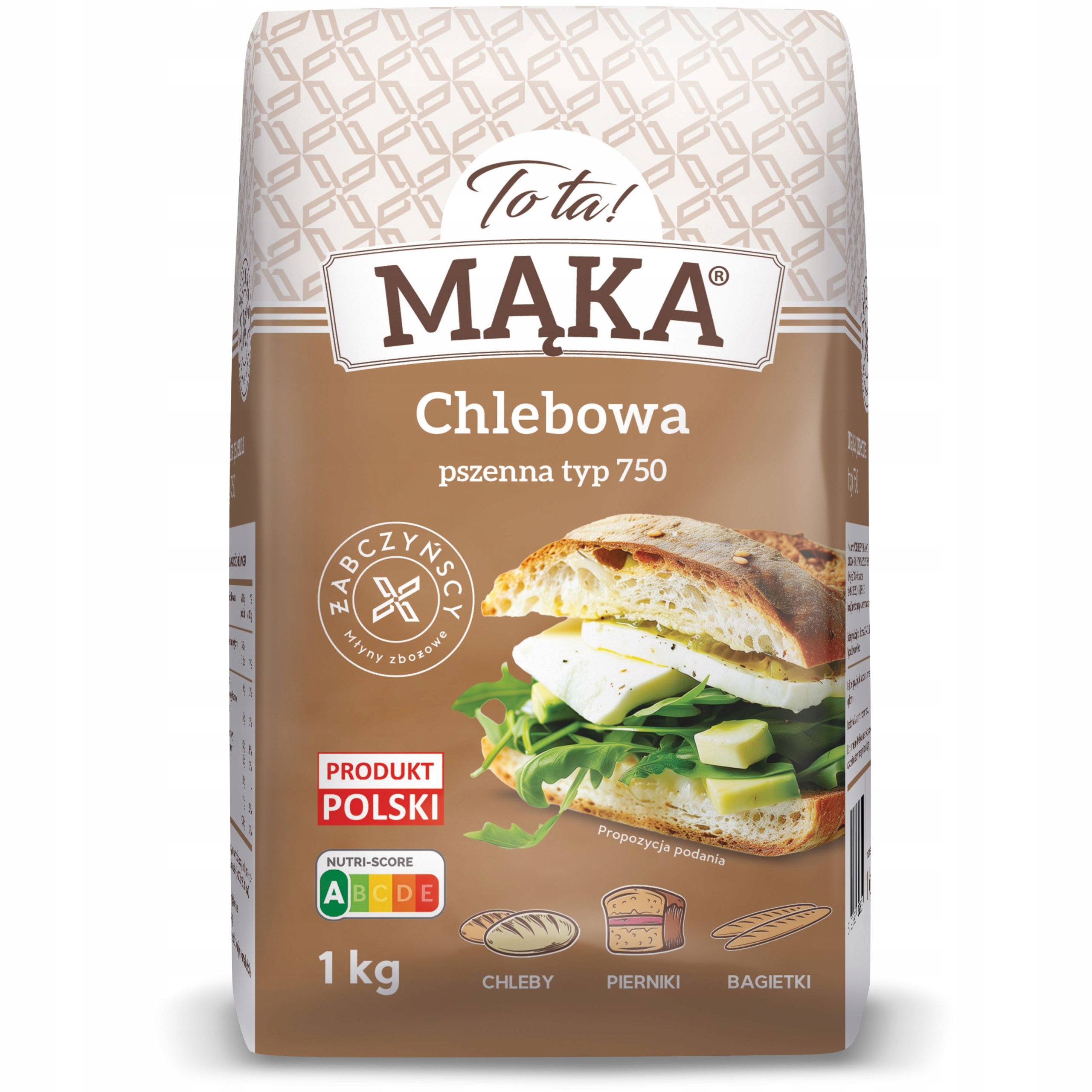 MĄKA NA CHLEB pszenna chlebowa TYP 750 ŚWIEŻA ToTa! 1 KG - POLSKIE ZIARNO (5907996360802) • Cena ...